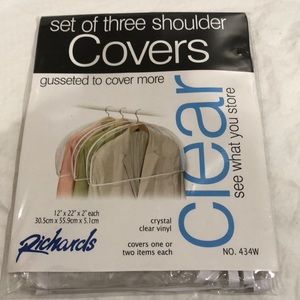 Richards | Accessories | Shoulder Covers Set Of 3 Clear To Protect ...